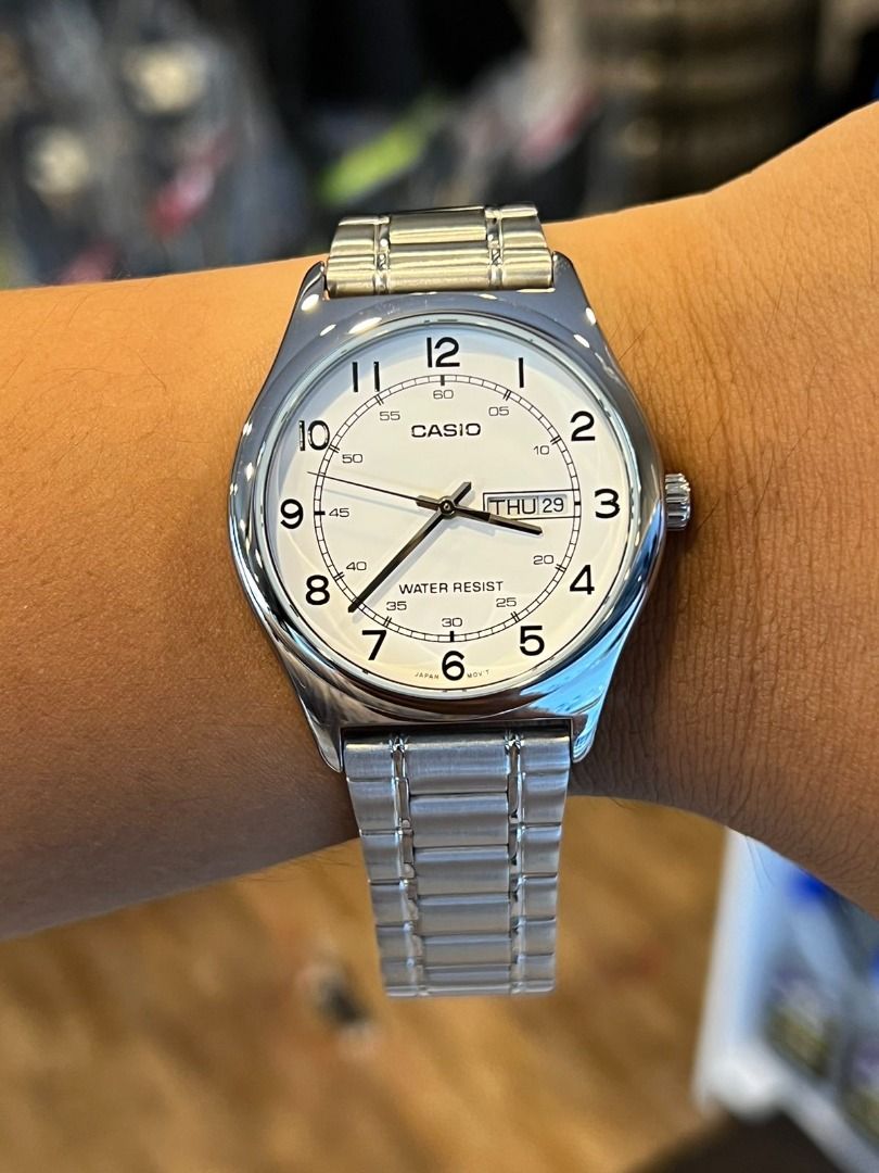 ORIGINAL CASIO Analog Stainless Steel Men's Watch MTP-V006D-7B2, Men's Fashion, Watches ...