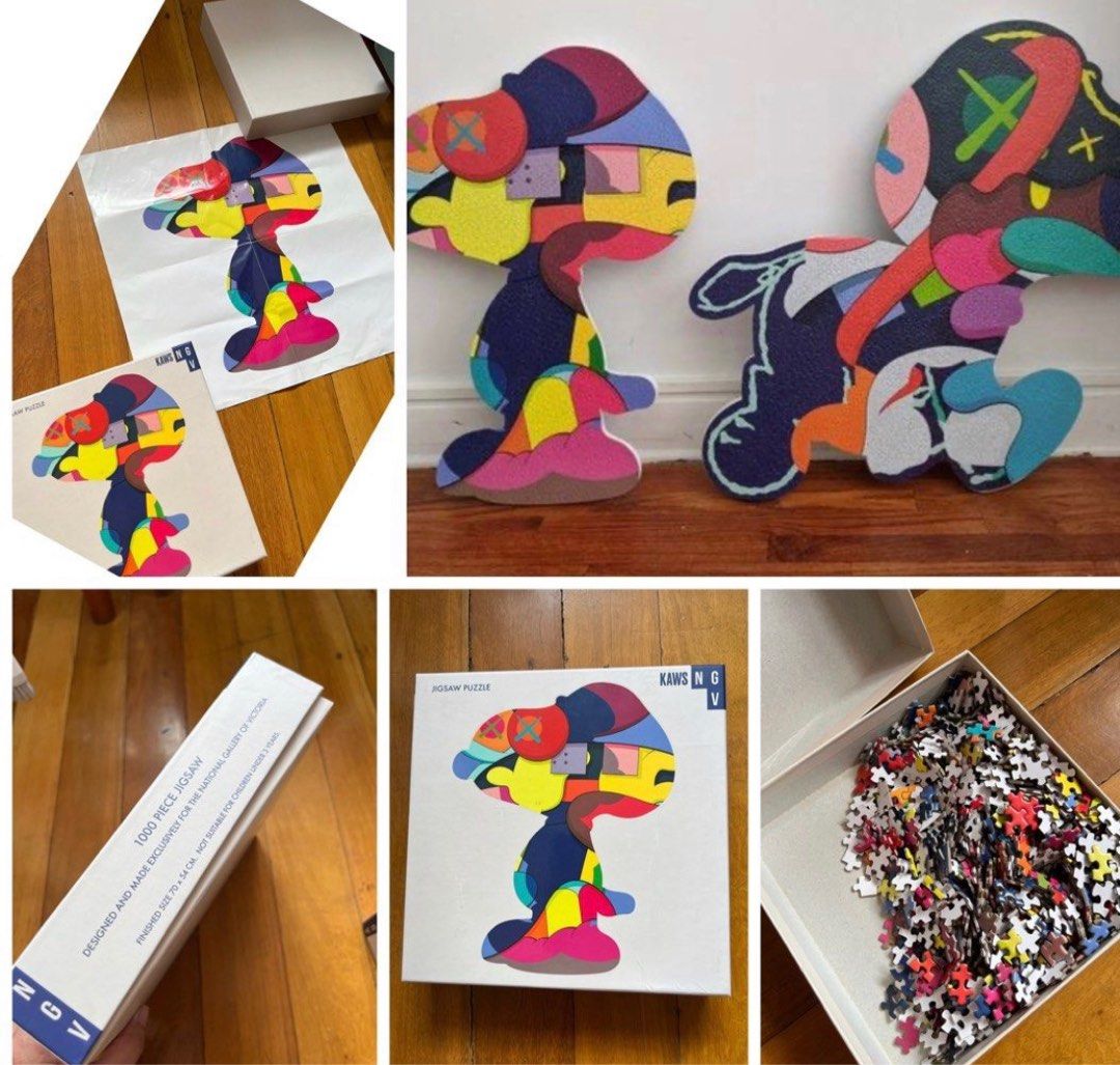 Original Kaws "No One's Home" 1000 pieces colorful puzzle best for wall ...