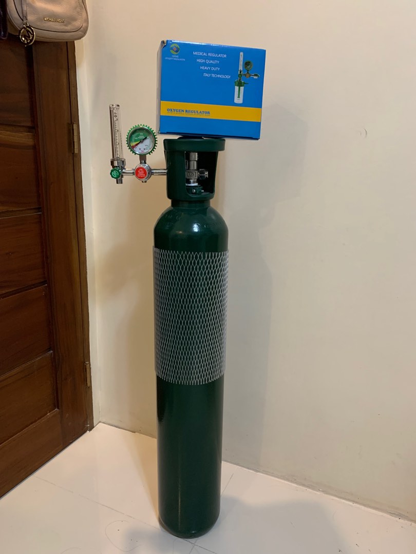 Oxygen Tank 20 lbs Complete Set (Used Once Only) on Carousell