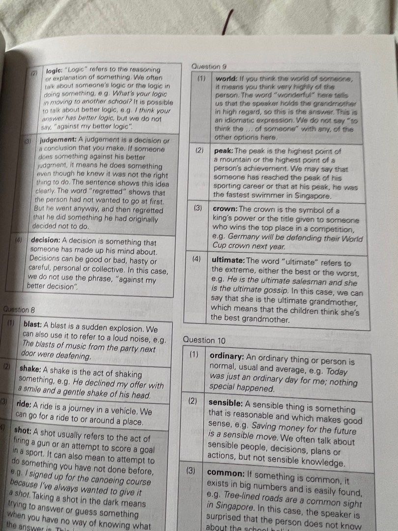 P6/PSLE Primary 6 English Vocabulary MCQs Explained-Marshall Cavendish ...