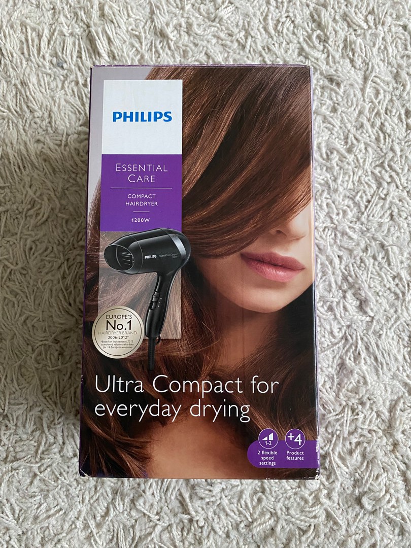 Philips Essential Care Compact Hair Dryer, Beauty & Personal Care, Hair ...