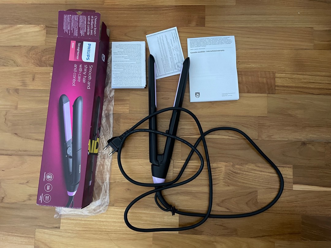 Philips THERMOPROTECT Hair Straightener BHS377, Beauty & Personal Care ...