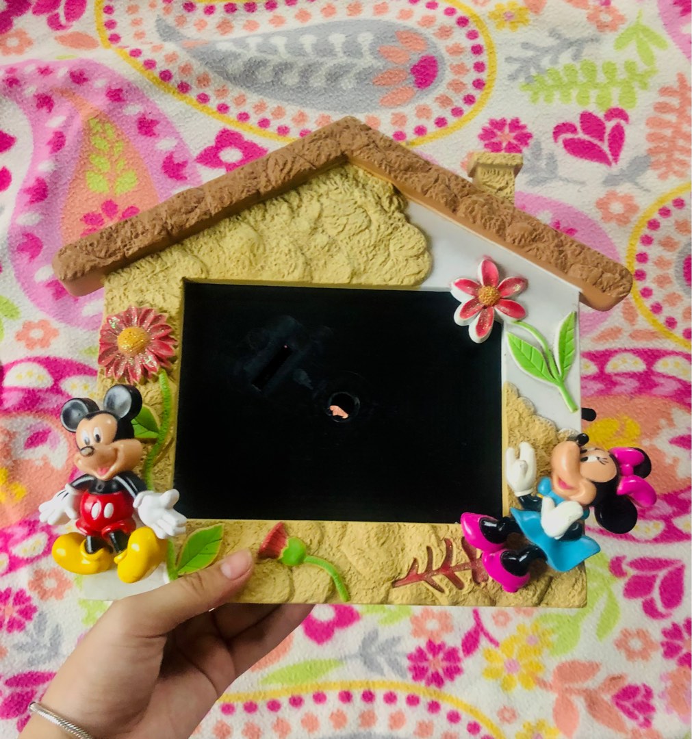 Picture Frame Minnie Mouse and Mickey Mouse on Carousell
