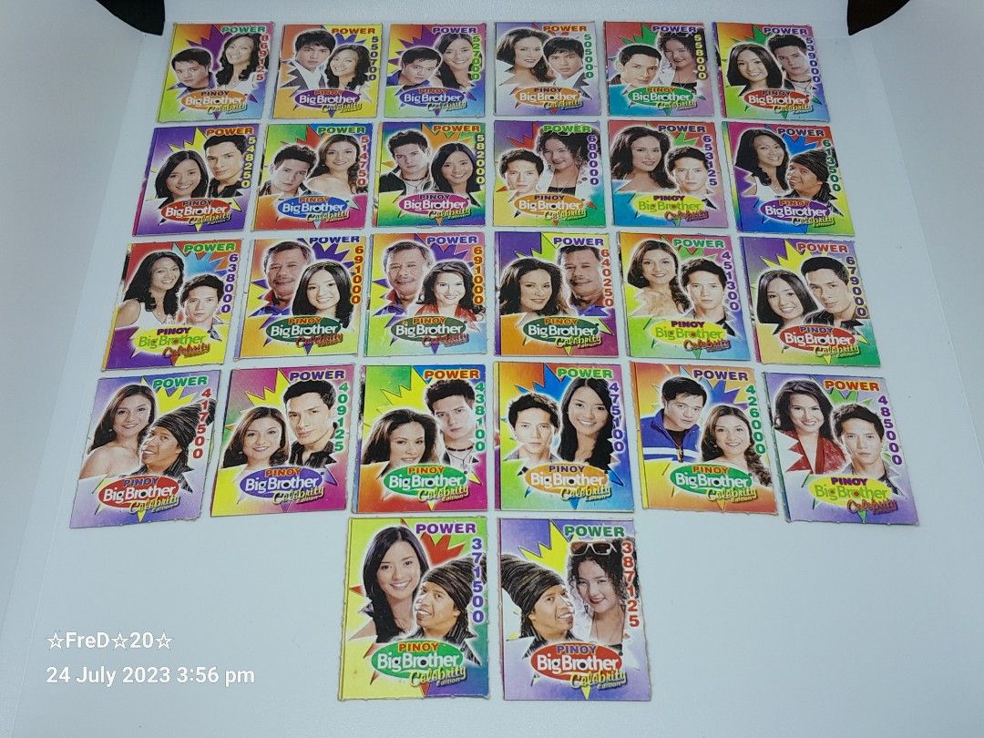 Vintage Pinoy Big Brother Celebrity Edition Mini Teks (56pcs), Hobbies & Toys, Memorabilia ...