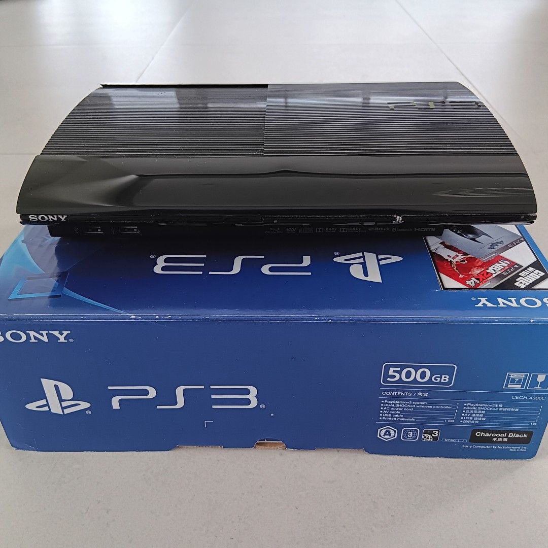 PlayStation 3 Super Slim (500 GB), Video Gaming, Video Game Consoles ...