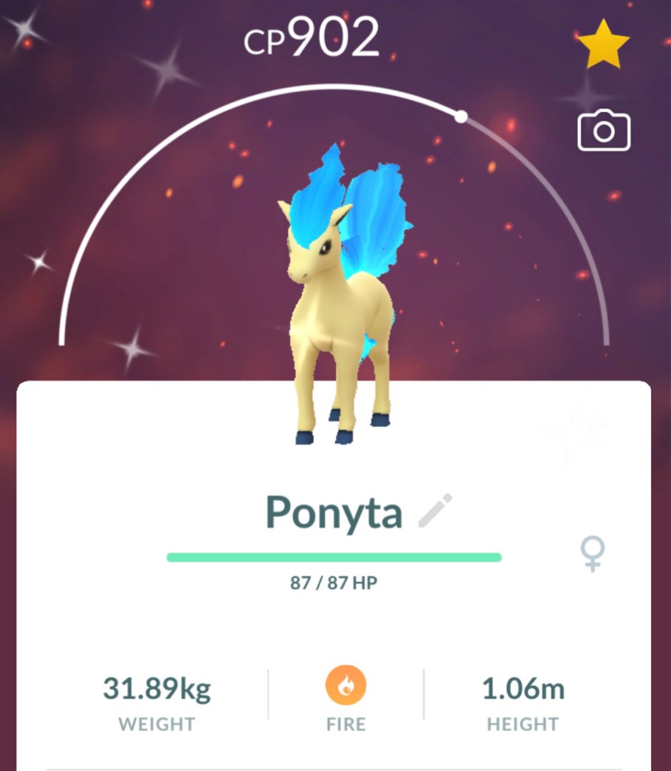 Pokemon Go shiny ponyta, Video Gaming, Gaming Accessories, In-Game ...