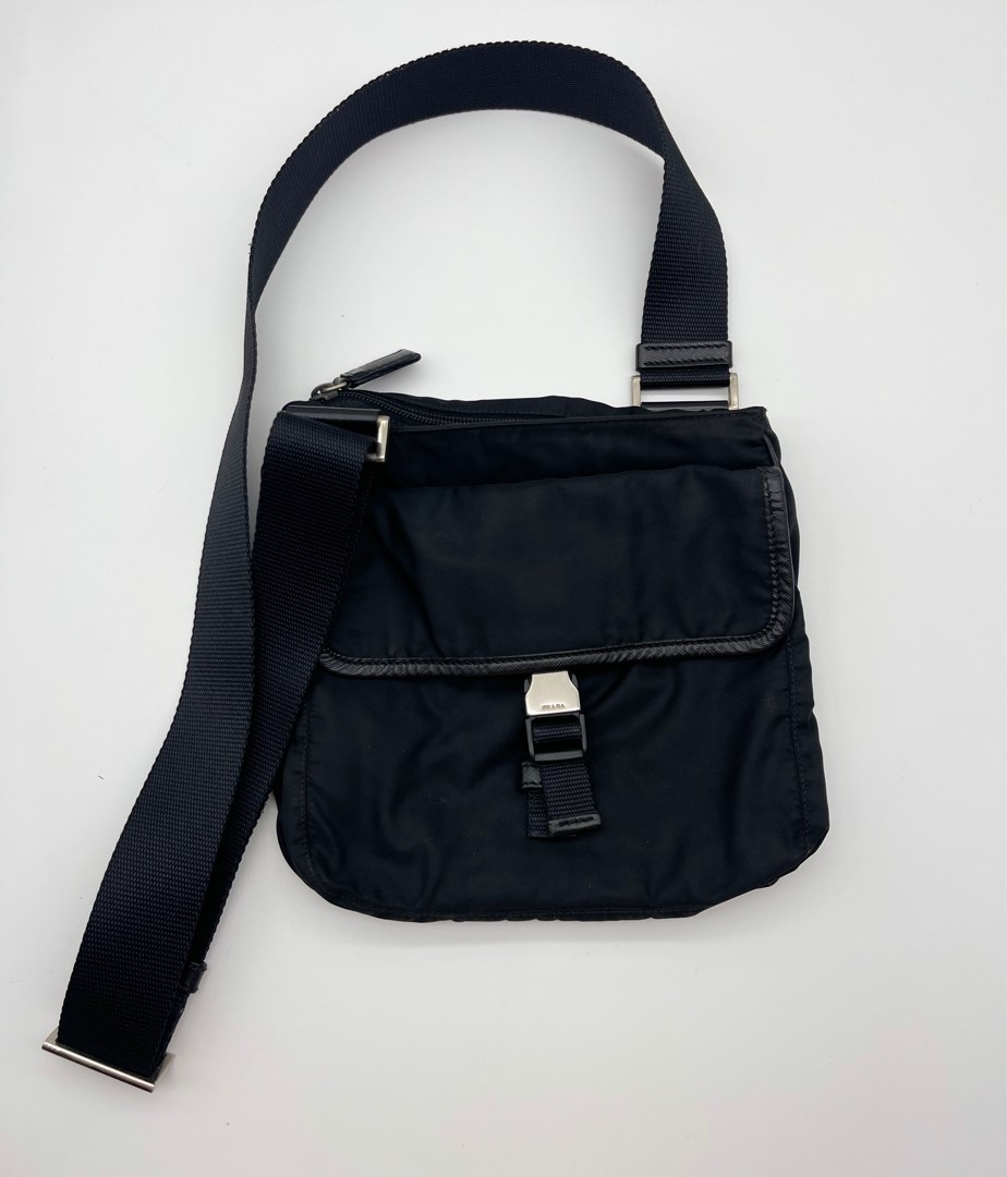 Prada Nylon Sling Bag, Luxury, Bags & Wallets on Carousell