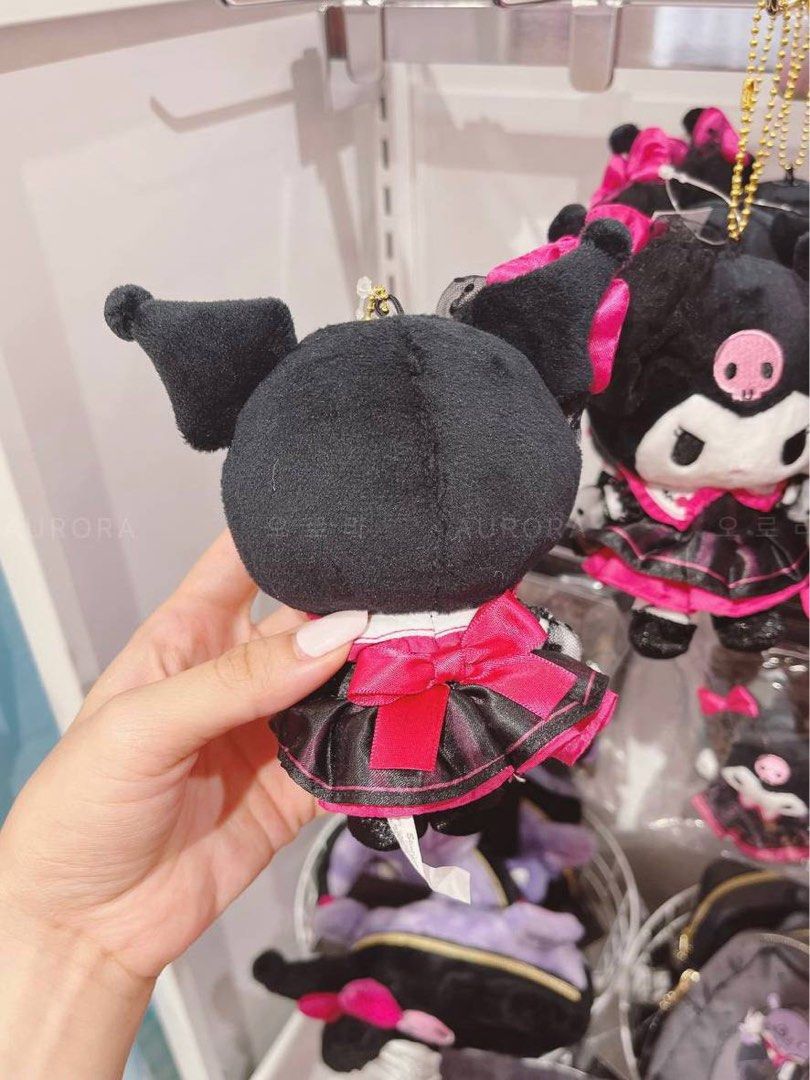 Sanrio Kuromi Delusional Princess Series Plush Keychain Kitty / Melody / Cinnamaroll / Kuromi ...