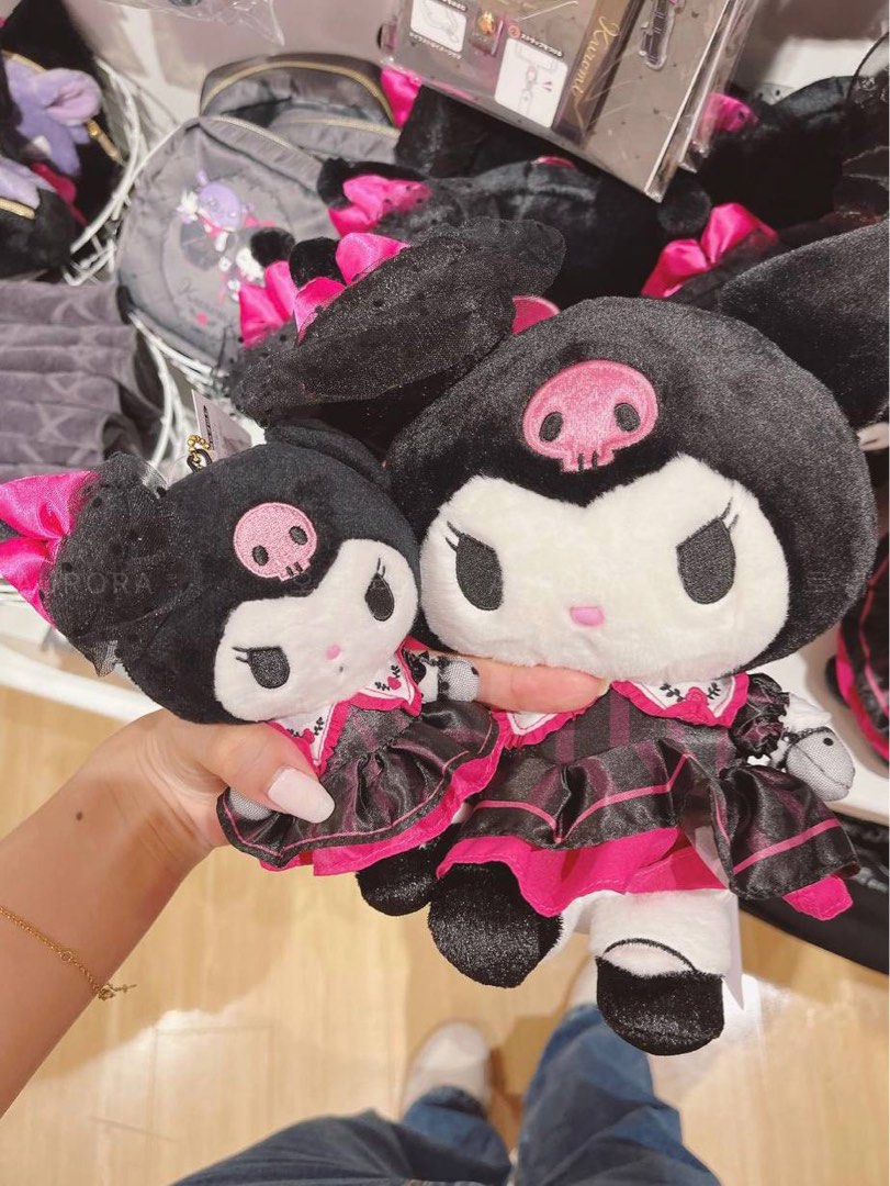 Sanrio Kuromi Delusional Princess Series Plush Keychain Kitty / Melody ...