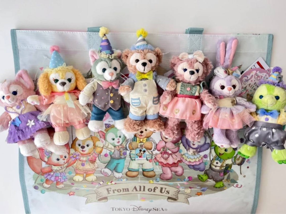 Tokyo Disneysea TDR Duffy & Friends 40th. Anniversary LinaBell Stellalou Duffy Gelatoni ...