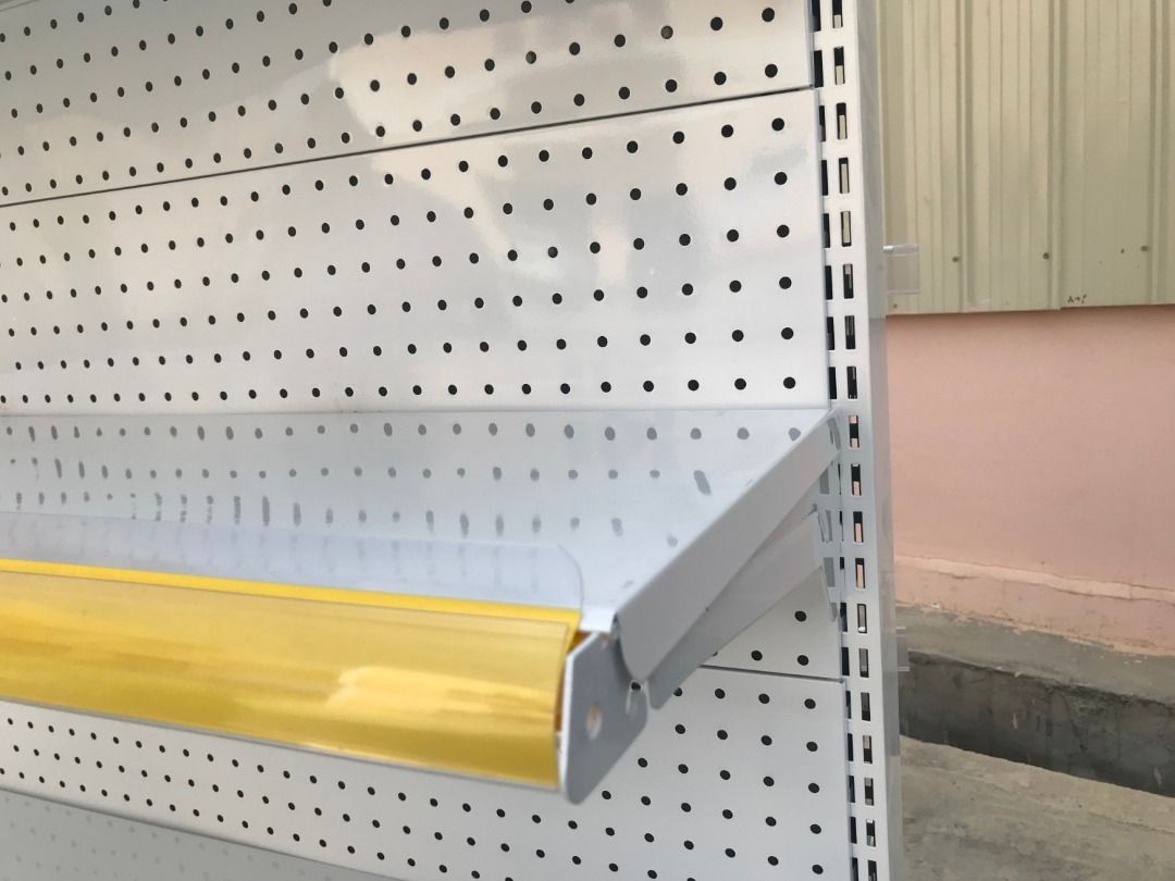 Presentable Store Gondola Rack - perforated backing, Furniture & Home ...