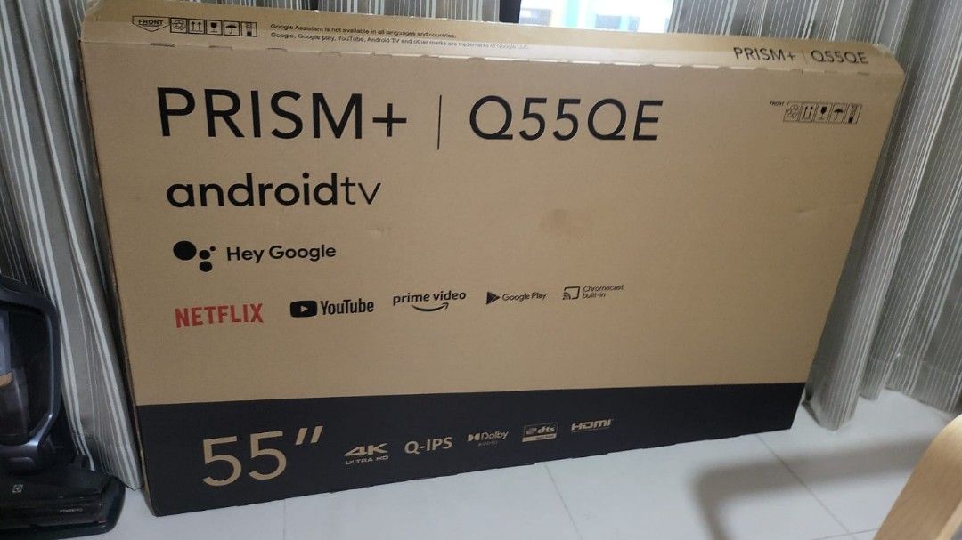 PRISM+ Q55-QE | 55" 4K Android TV Quantum Edition, TV & Home Appliances ...