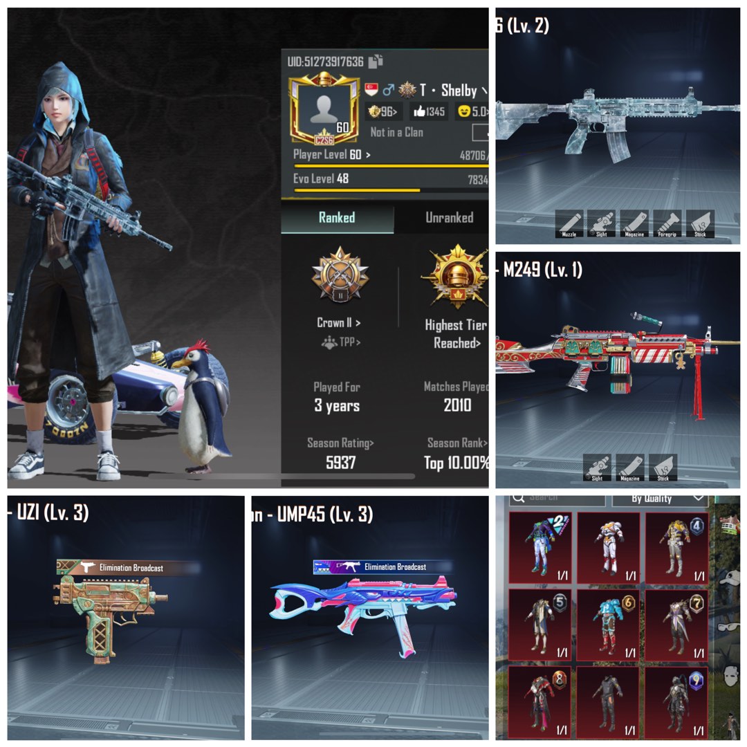 Pubg account for Sale, Video Gaming, Video Games, Others on Carousell
