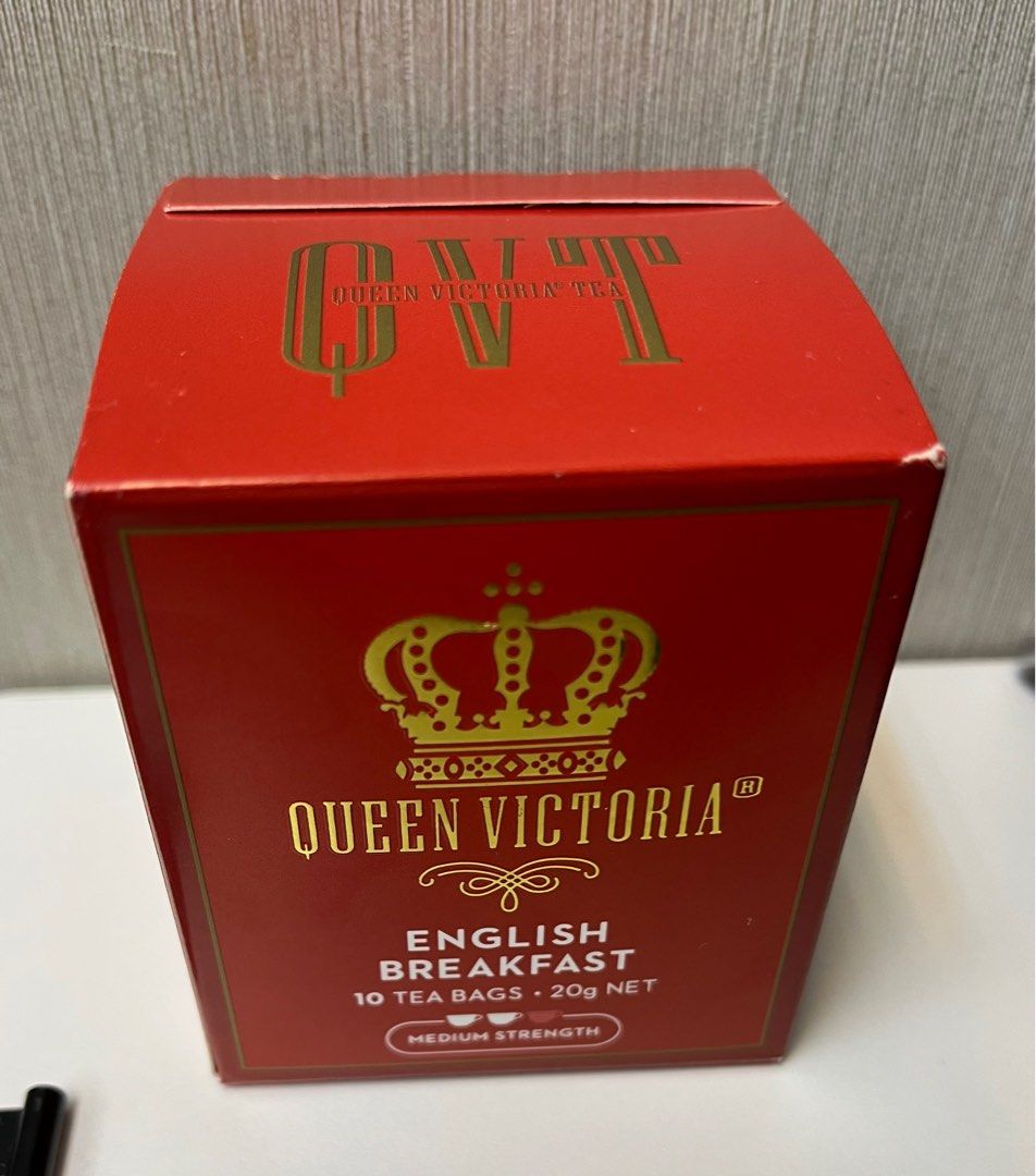 Queen Victoria - English Breakfast Tea Bags, 嘢食 & 嘢飲, 飲料 - Carousell