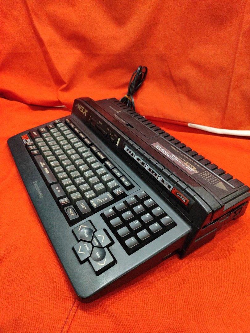 Rare Panasonic MSX MSX2+ A1 WSX, fully working, Video Gaming, Video ...