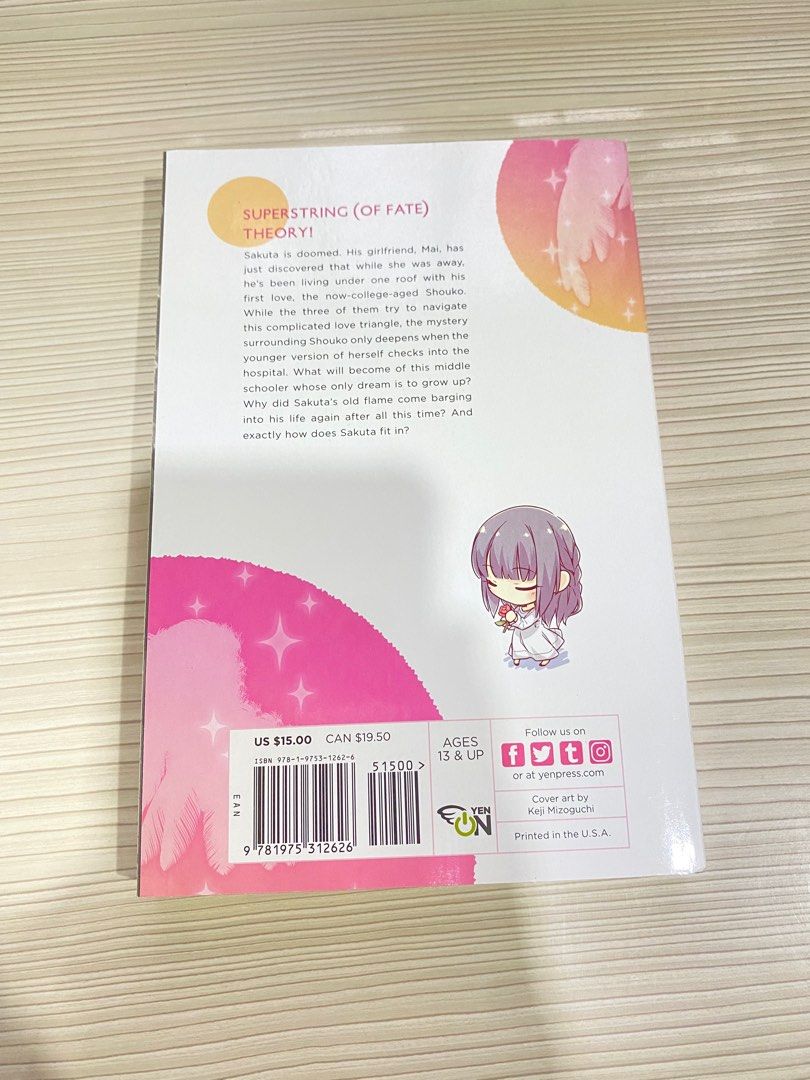 Rascal Does Not Dream of a Dreaming Girl light novel from Bunny Girl ...