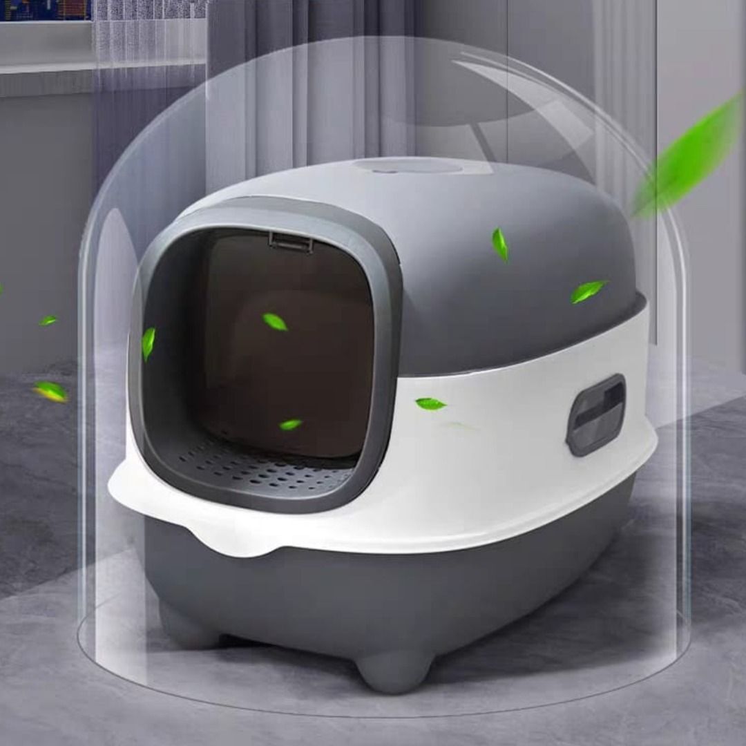Rectangular UV Cat Litter Box Cat Litter Box UV Sterilizing Cat Litter ...