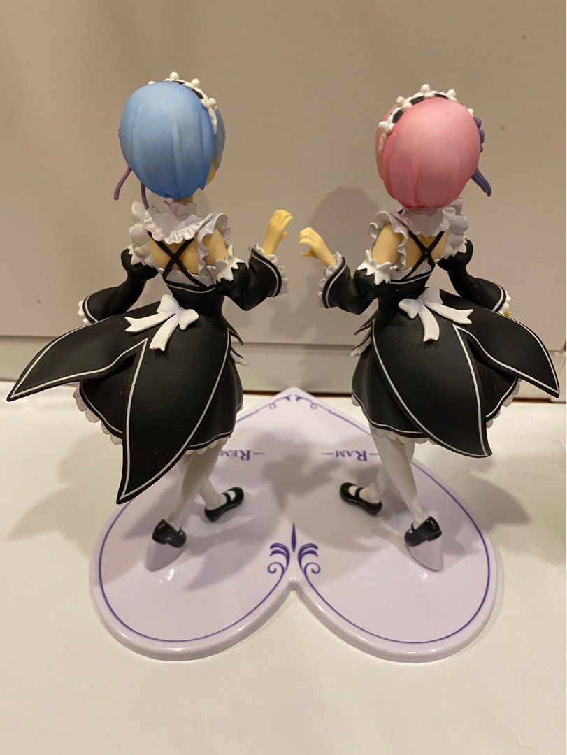 Re:zero Rem and Ram Figure, Hobbies & Toys, Memorabilia & Collectibles ...