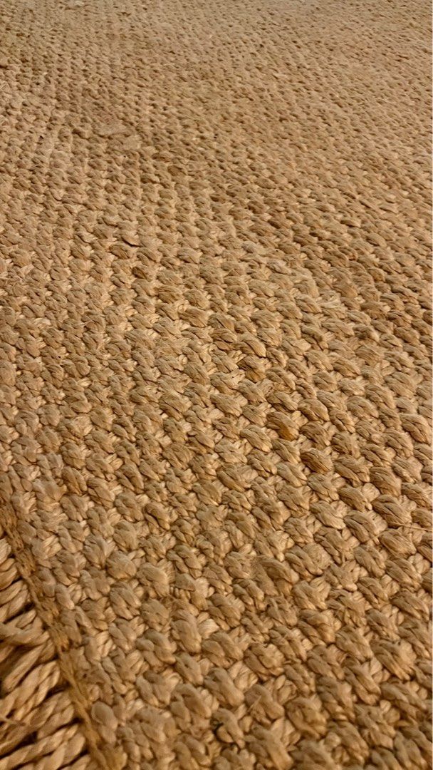 RUG REPUBLIC handwoven jute rug, Furniture & Home Living, Home Decor ...