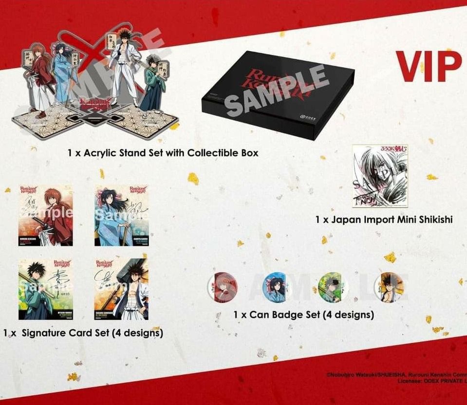 Rurouni Kenshin (Samurai X) Movie Exclusive VIP Premium Box Set ...