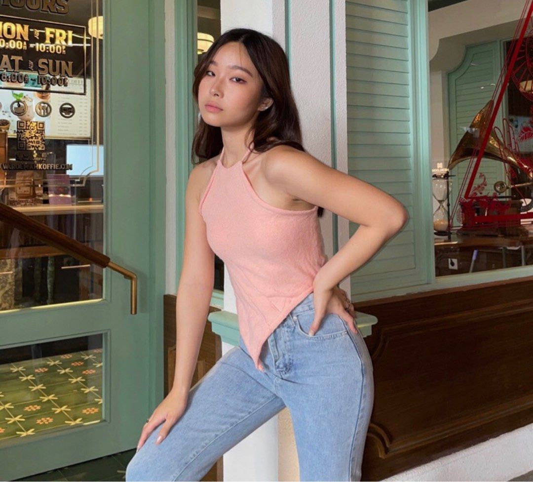 Sabrina Top Wear Threek, Fesyen Wanita, Pakaian Wanita, Atasan di Carousell