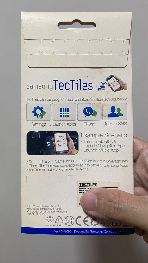 Samsung TecTiles (NFC), Mobile Phones & Gadgets, Mobile & Gadget ...