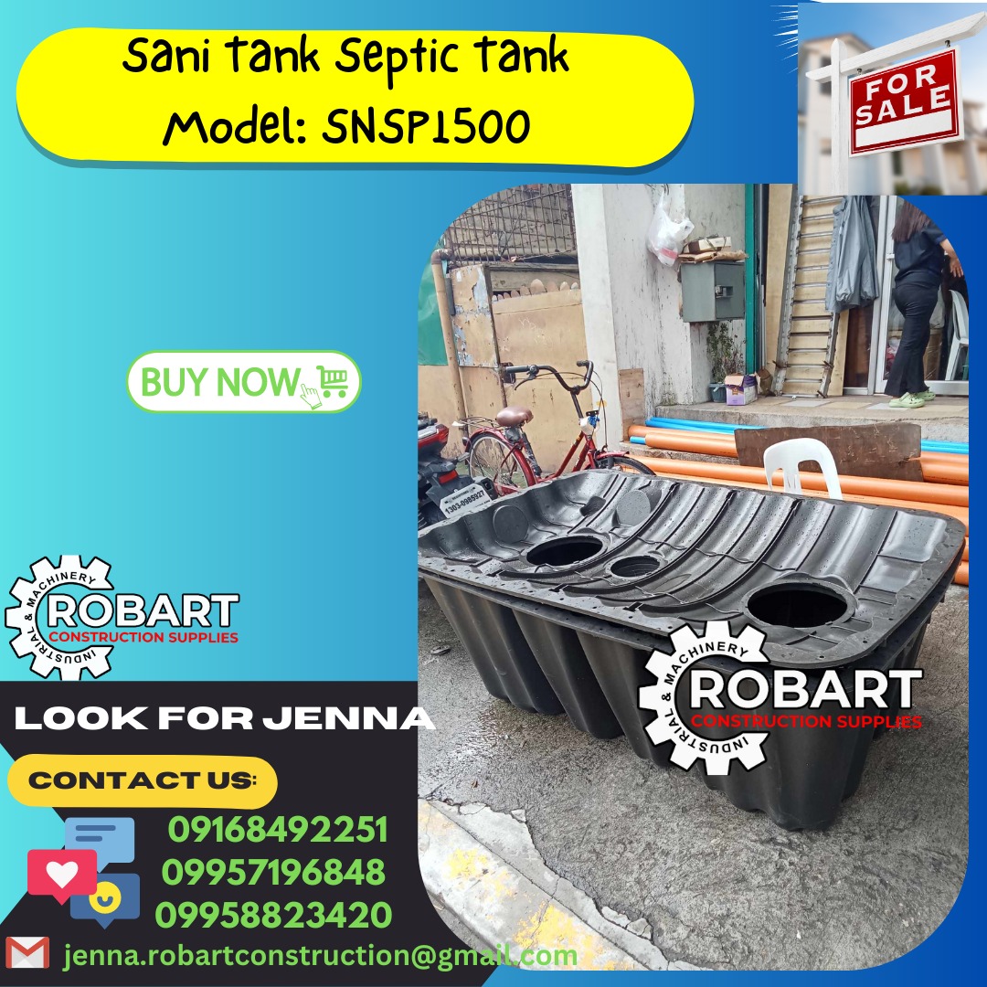 Sani Tank Septic Tank Model: SNSP1500, Commercial & Industrial ...