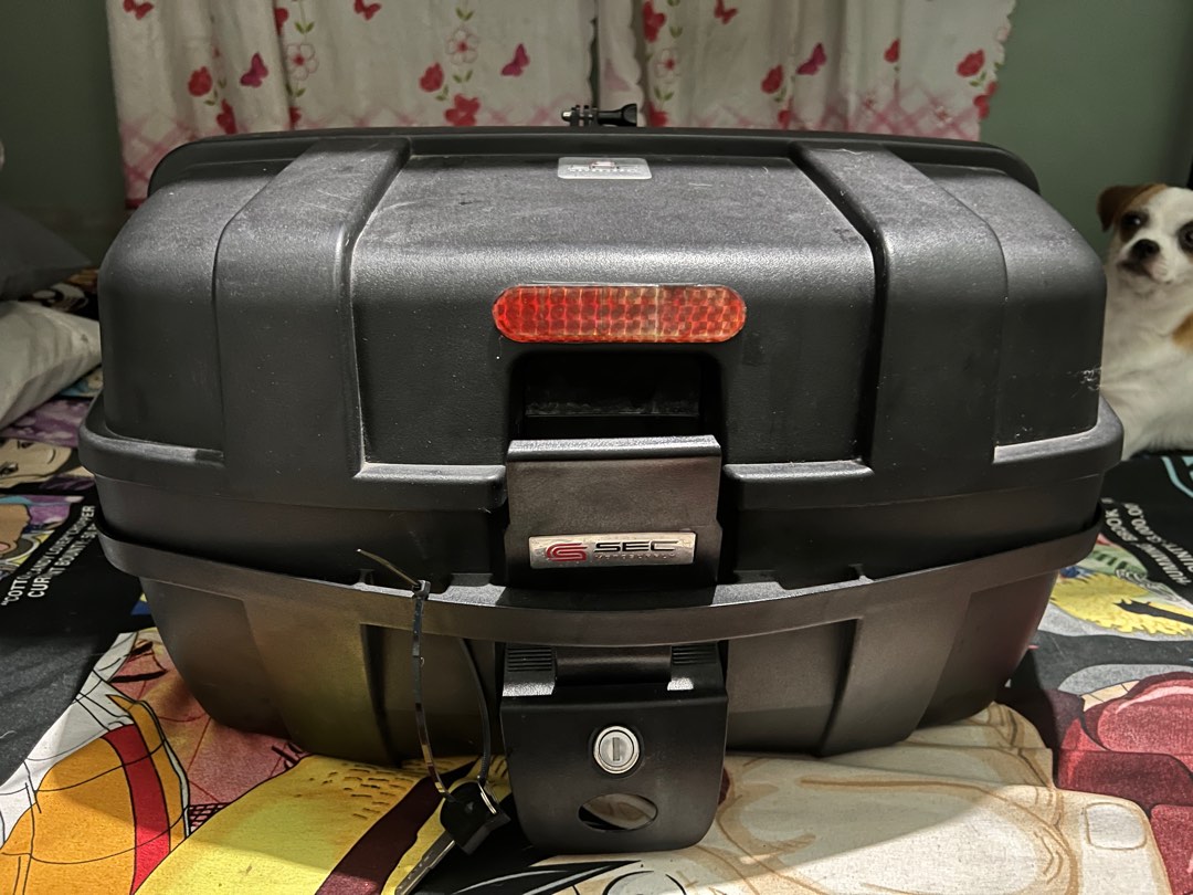 SEC TOP BOX PLASTIC- 47 LITERS, Motorbikes, Motorbike Parts ...