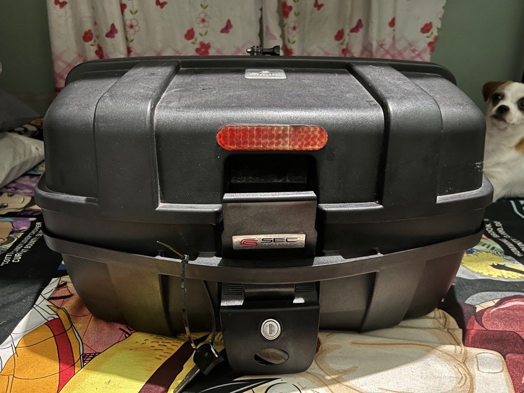 SEC TOP BOX PLASTIC- 47 LITERS, Motorbikes, Motorbike Parts ...