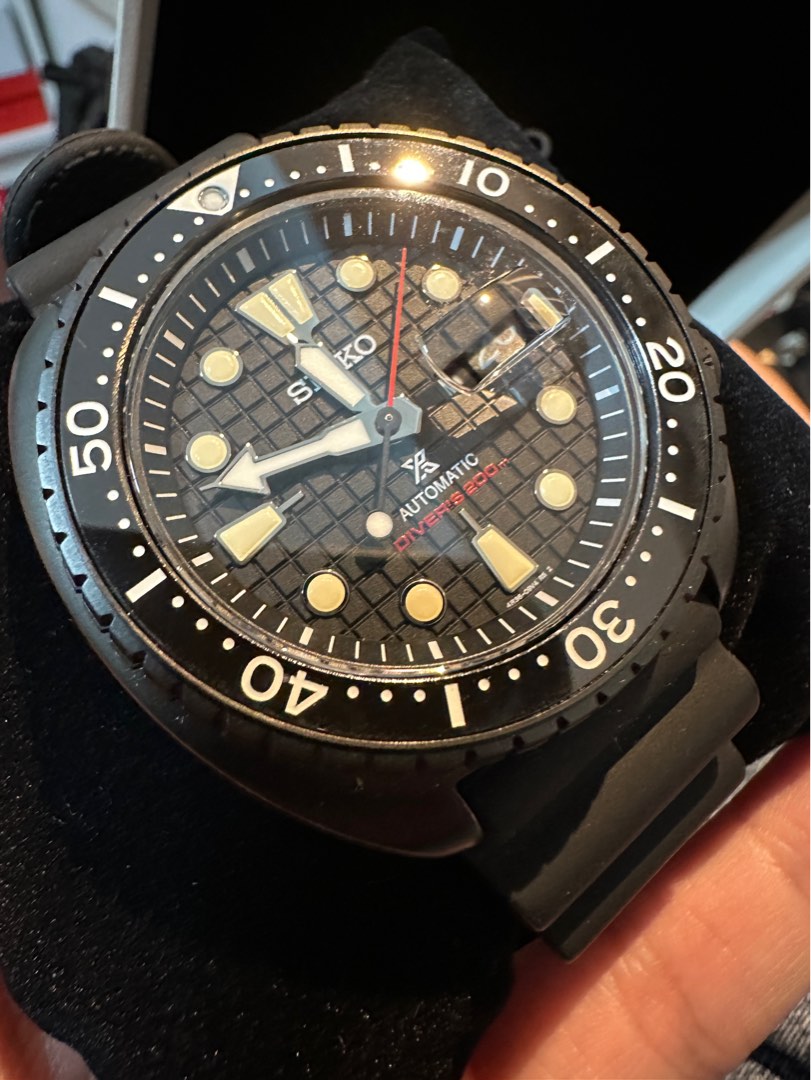 Seiko Limited Edition BLACK KING TURTLE, Luxury, Watches on Carousell