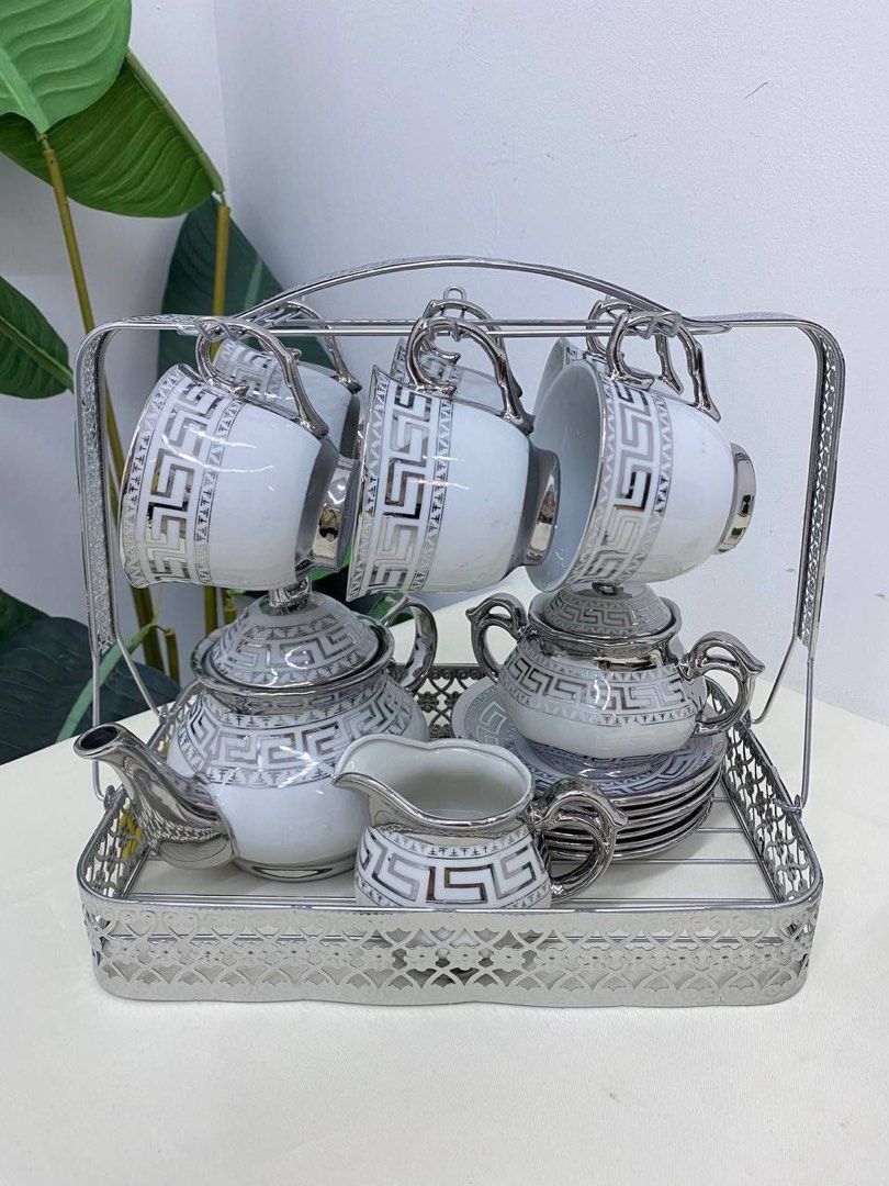 Set teko dan cawan versace, Furniture & Home Living, Kitchenware ...