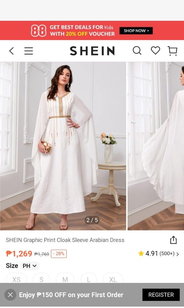 Shein Greek Godess Dress on Carousell