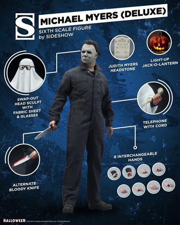 ( BRAND NEW 全新 ) SIDESHOW DELUXE -MICHAEL MYERS 1/6 SCALE FIGURE ...