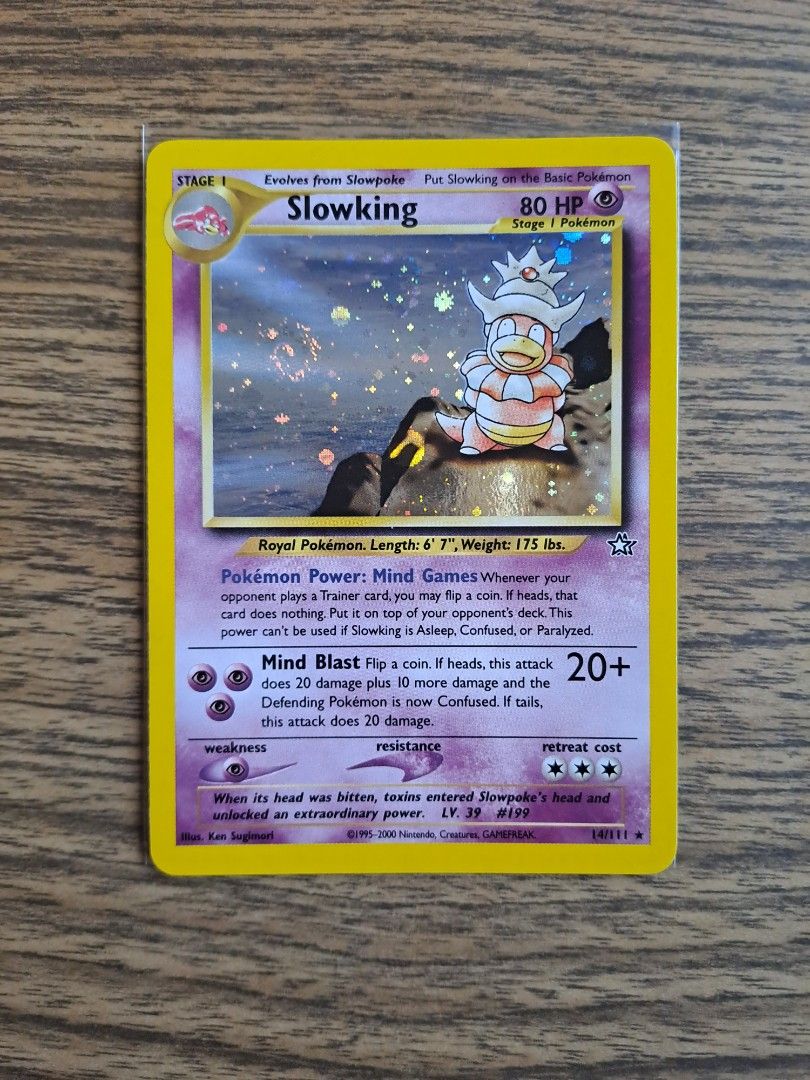Slowking Holo Vintage Neo Genesis Pokemon Card, Hobbies & Toys, Toys ...