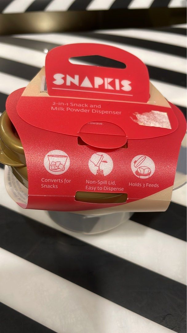 Snapkis 2-in-1 Snack and Milk Powder Dispenser, Babies & Kids, Nursing ...