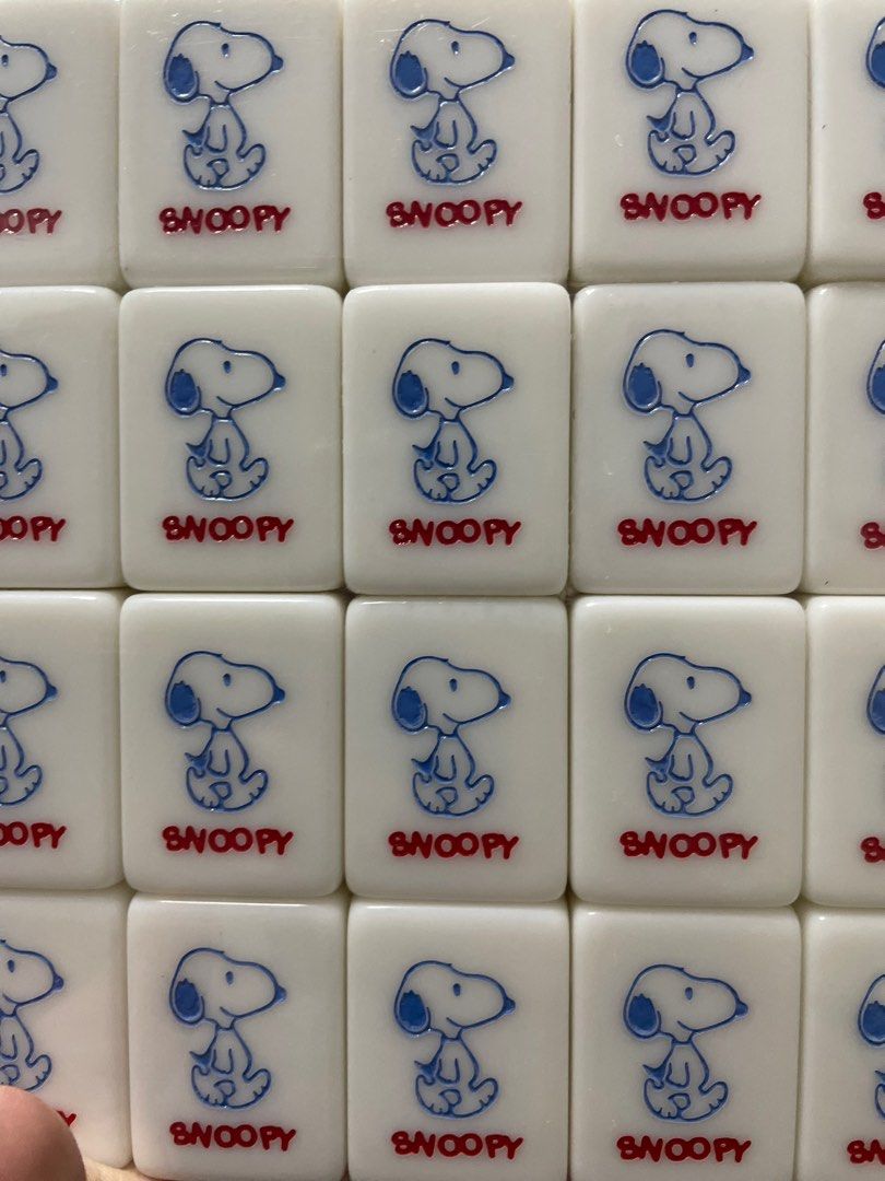 Snoopy Mahjong Tiles Set Limited Edition 156 Tiles (Animals+Clown+Fei ...