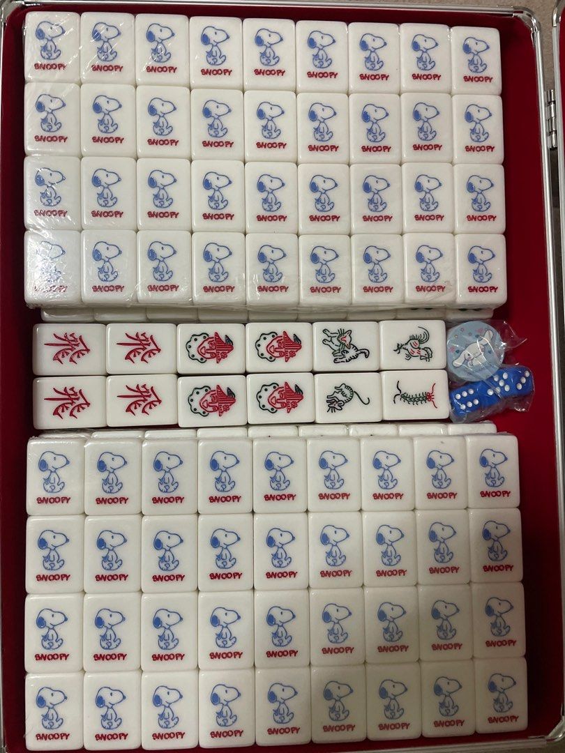 Snoopy Mahjong Tiles Set Limited Edition 156 Tiles (Animals+Clown+Fei ...