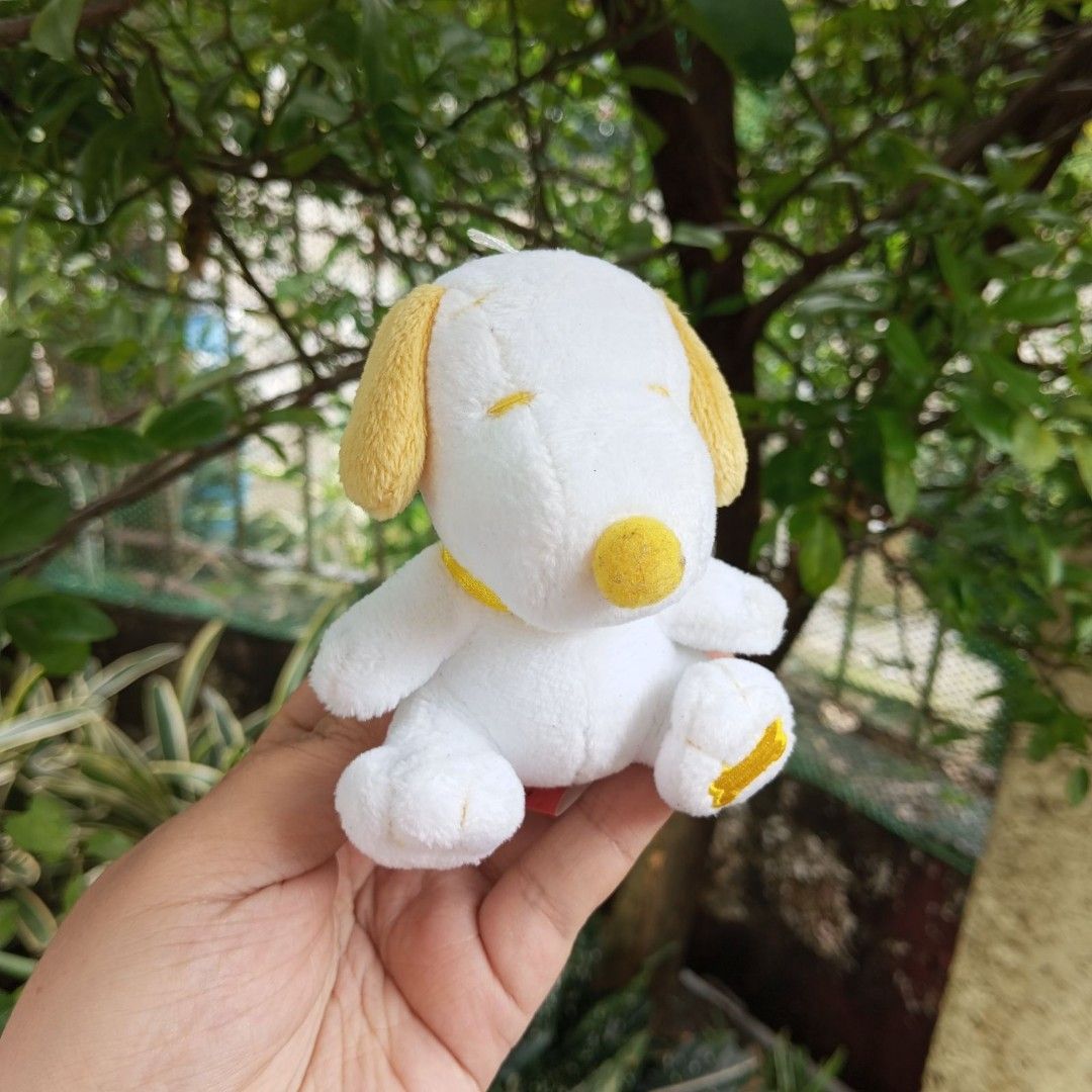 Snoopy Peanuts Yellow Plush Charm on Carousell