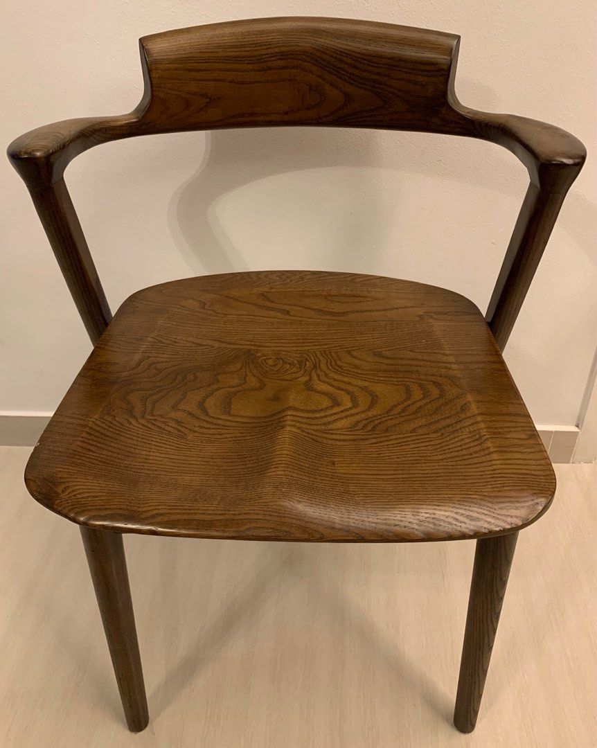 Solid timber chair, Furniture & Home Living, Furniture, Chairs on Carousell