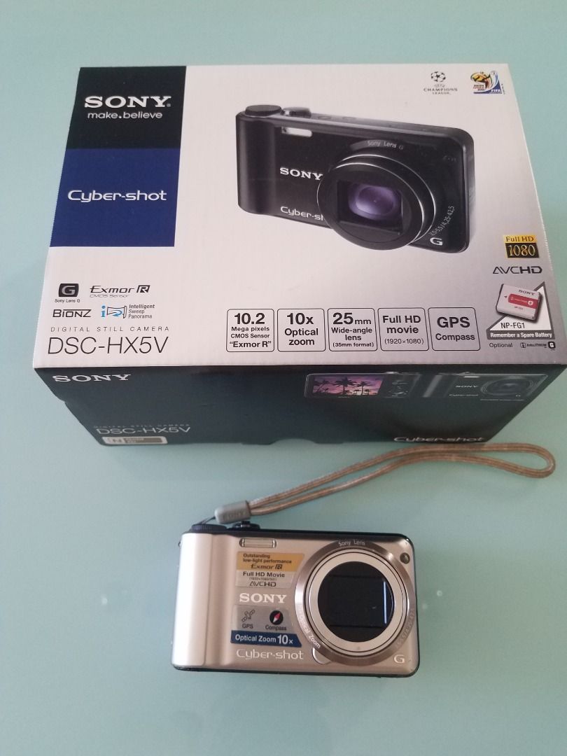Sony Cyber Shot HX5V digital camera, 攝影器材, 相機 - Carousell
