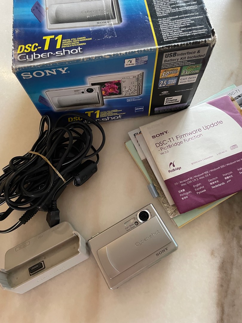 Sony Cybershot DSC T1 Digi Cam, Photography, Cameras on Carousell