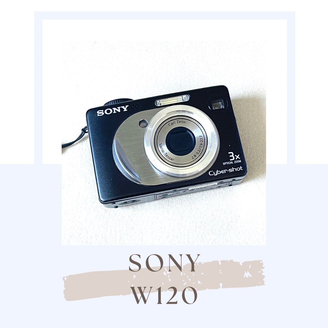 【黑魂Sony】 Sony CyberShot W120 CCD 相機, 興趣及遊戲, 旅行, 旅遊 - 旅行必需品及用品 - Carousell