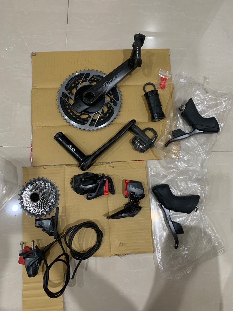Sram Force AXS disc powermeter 2x12 speed groupset, Sports Equipment ...