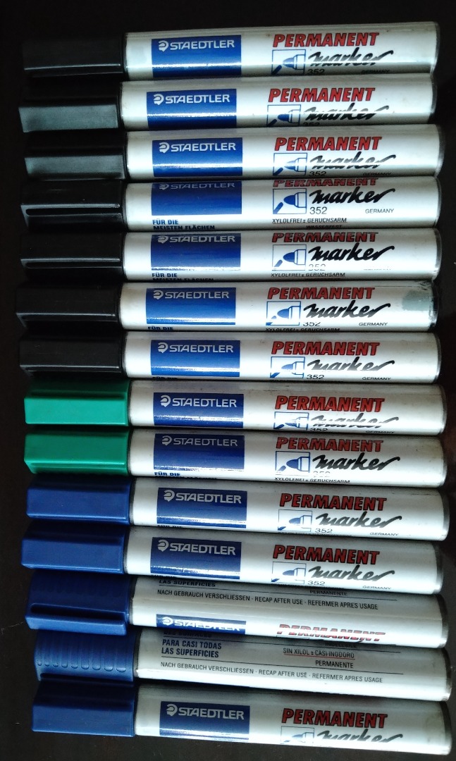 Staedtler Permanent Marker, Hobbies & Toys, Stationery & Craft ...