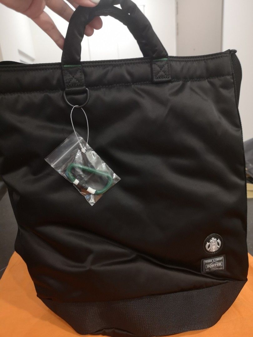 Starbuck x porter bag (big), Men's Fashion, Bags, Sling Bags on Carousell