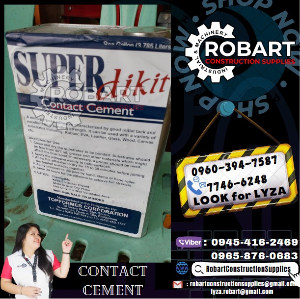 Superdikit Contact Cement, Commercial & Industrial, Construction Tools ...