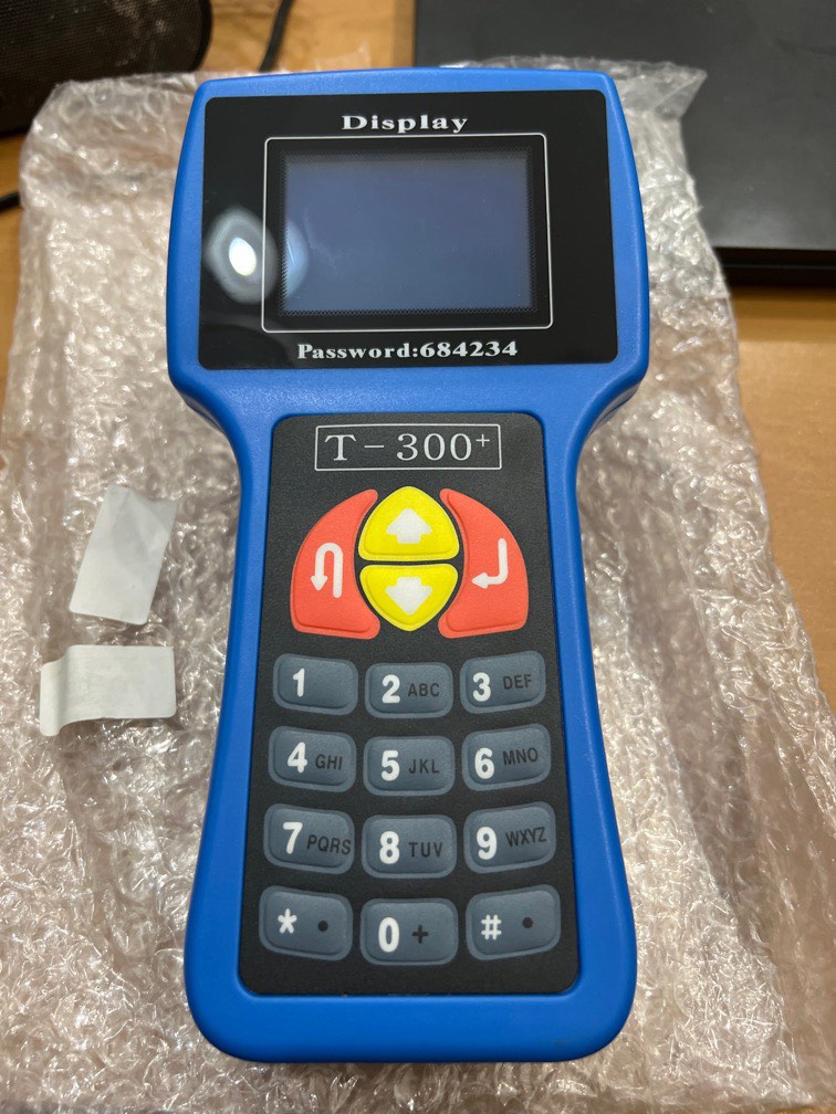 T300 Auto Key Programmer, V17.8 Universal Car Key Transponder One Piece, Car Detector, Read and ...