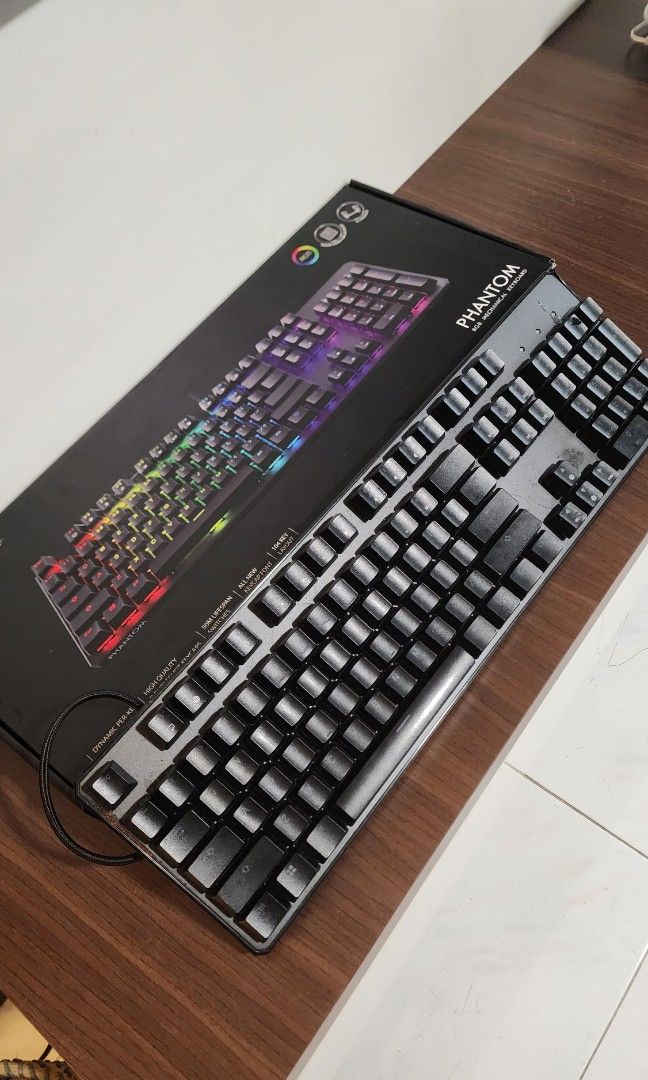 Tecware Phantom 104 Mechanical Keyboard with Red Switch, Computers ...