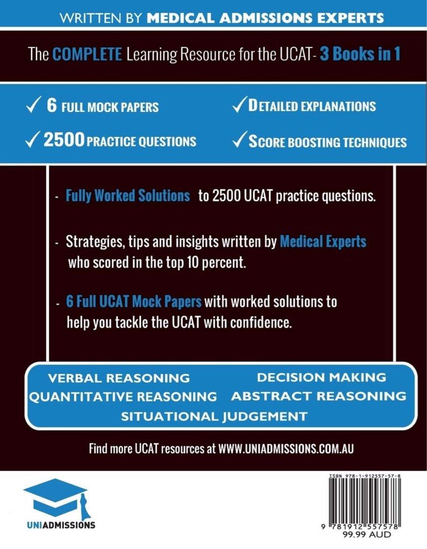 The Ultimate UCAT Collection: Guide, Mock papers, and Solutions ...