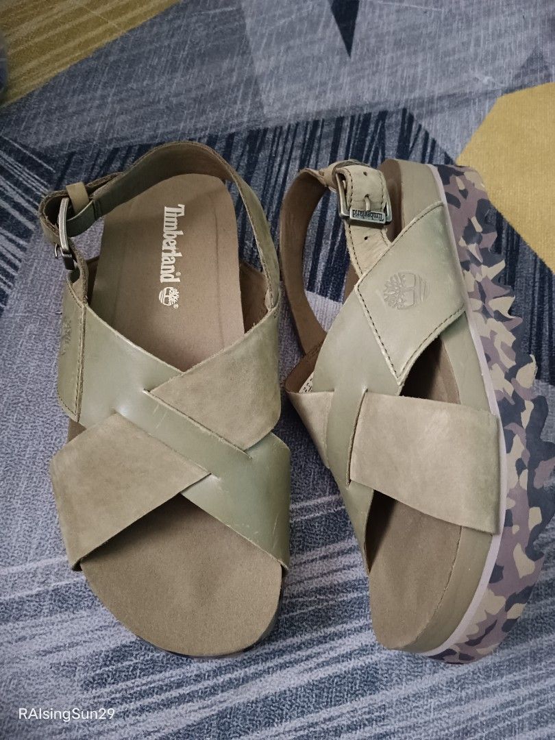 Timberland platform sandals on Carousell